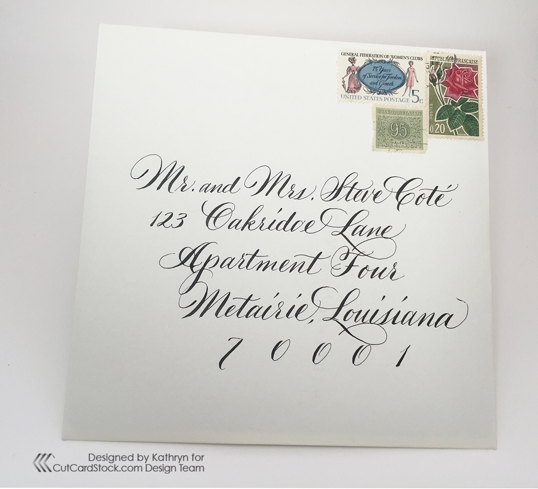Envelope Addressing 101 - CutCardStock Blog
