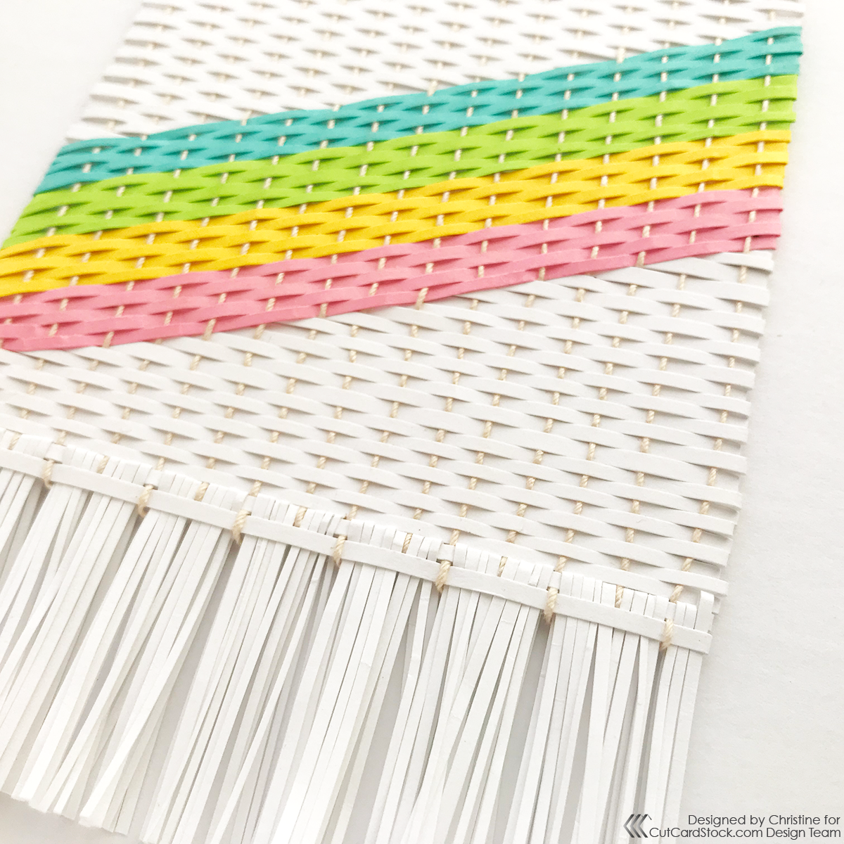 Mini Paper Weaving Hanging