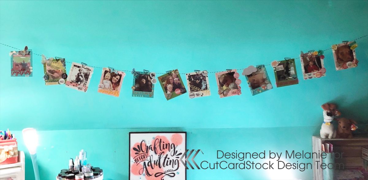 Memory Garland - CutCardStock Blog