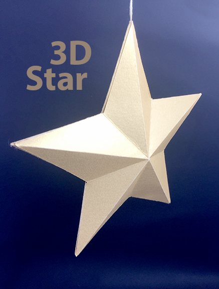 Make a 3D Star - CutCardStock Blog