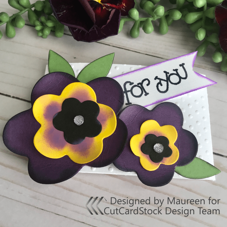 Floral Gift Card Holder - CutCardStock Blog