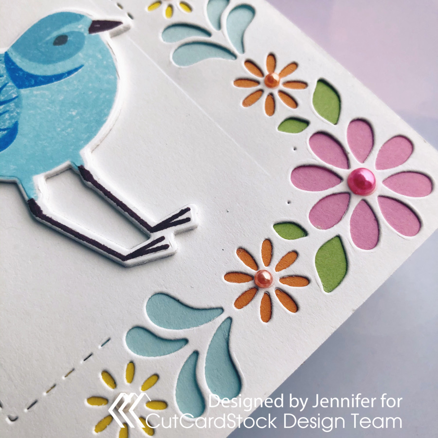 Layer Card Stock Behind Die Cuts - CutCardStock Blog