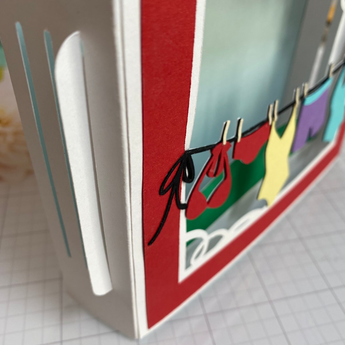 Summer Shadow Box Card - CutCardStock Blog