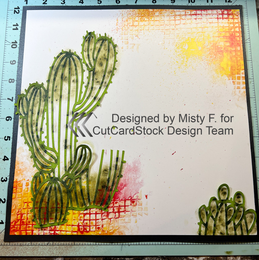 A Golden Desert Layout - CutCardStock Blog