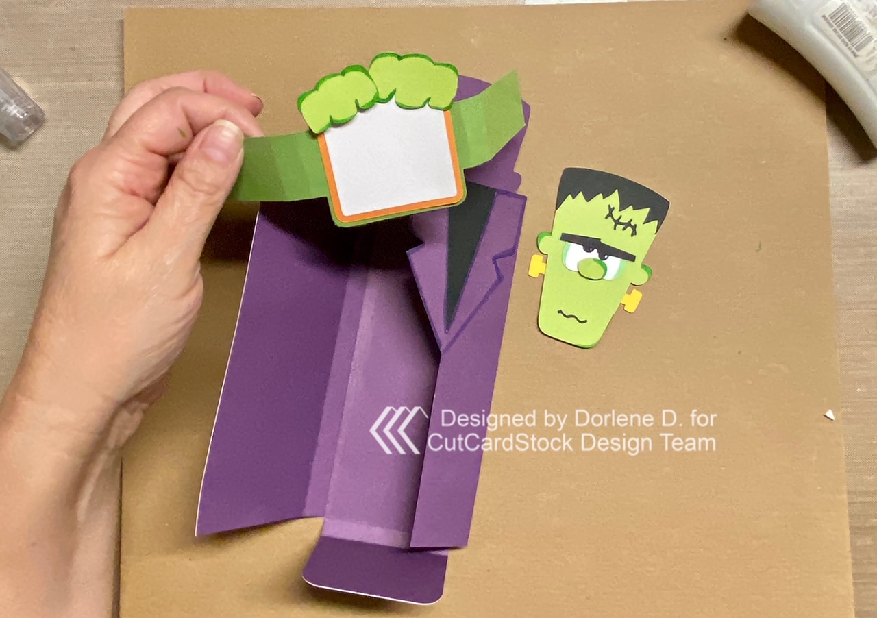 Frankenstein Candy Bar Holder - CutCardStock Blog