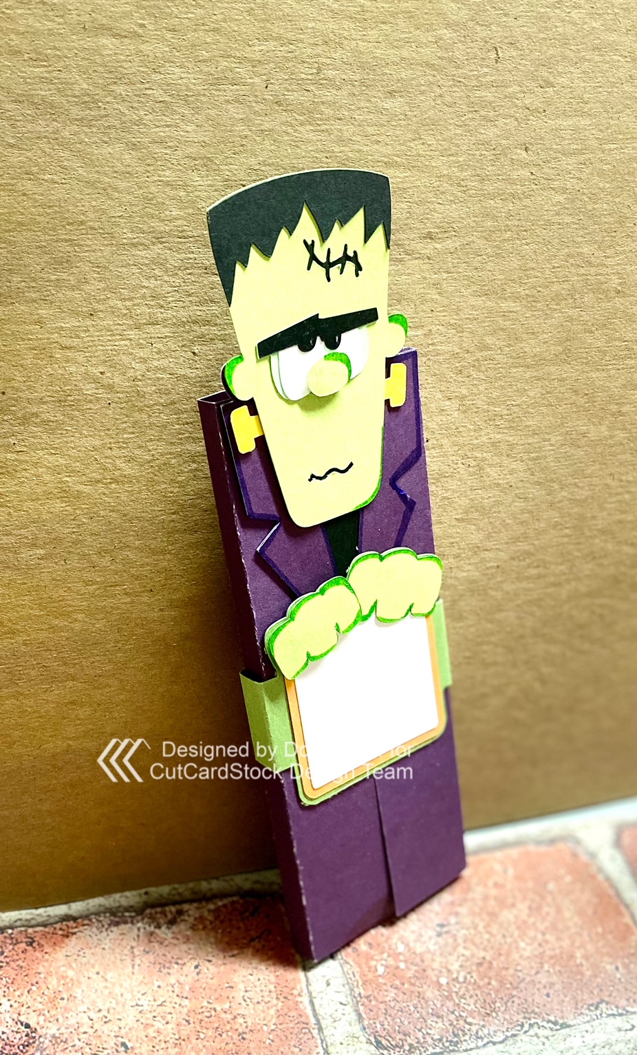 Frankenstein Candy Bar Holder - CutCardStock Blog