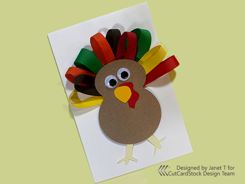 Turkey Card - CutCardStock Blog