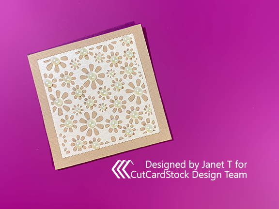Making a Square Card - CutCardStock Blog