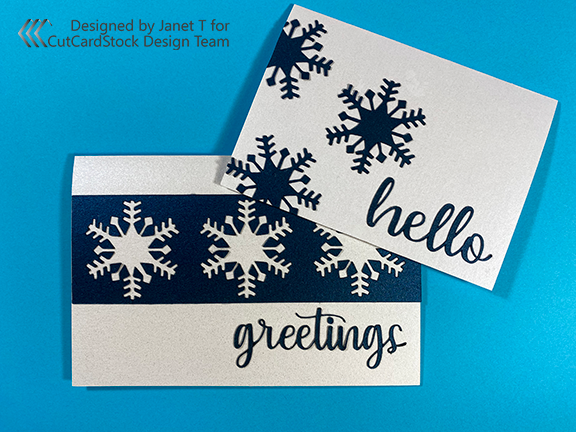 Winter Card - CutCardStock Blog