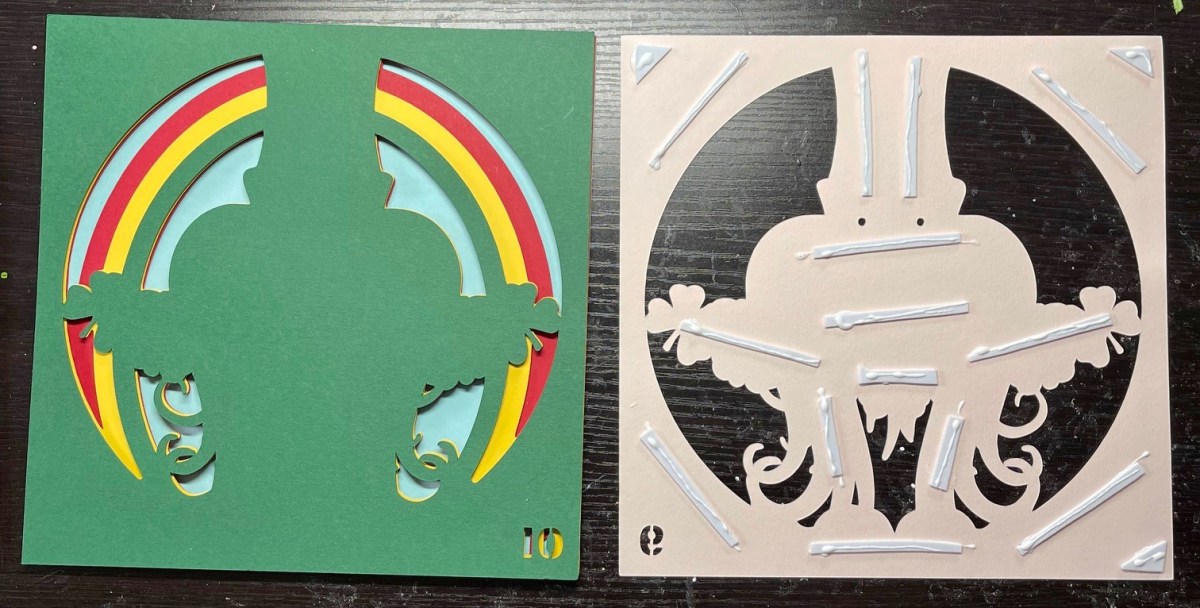 St. Patrick's Day Shadowbox | Raechelle Bellus - CutCardStock Blog