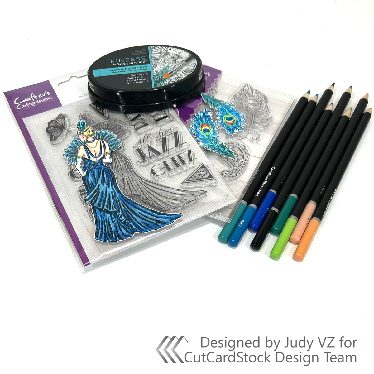 Art Deco Card - CutCardStock Blog