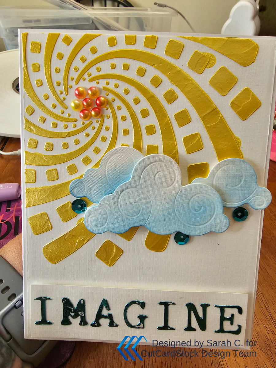 Imagine Card - CutCardStock Blog