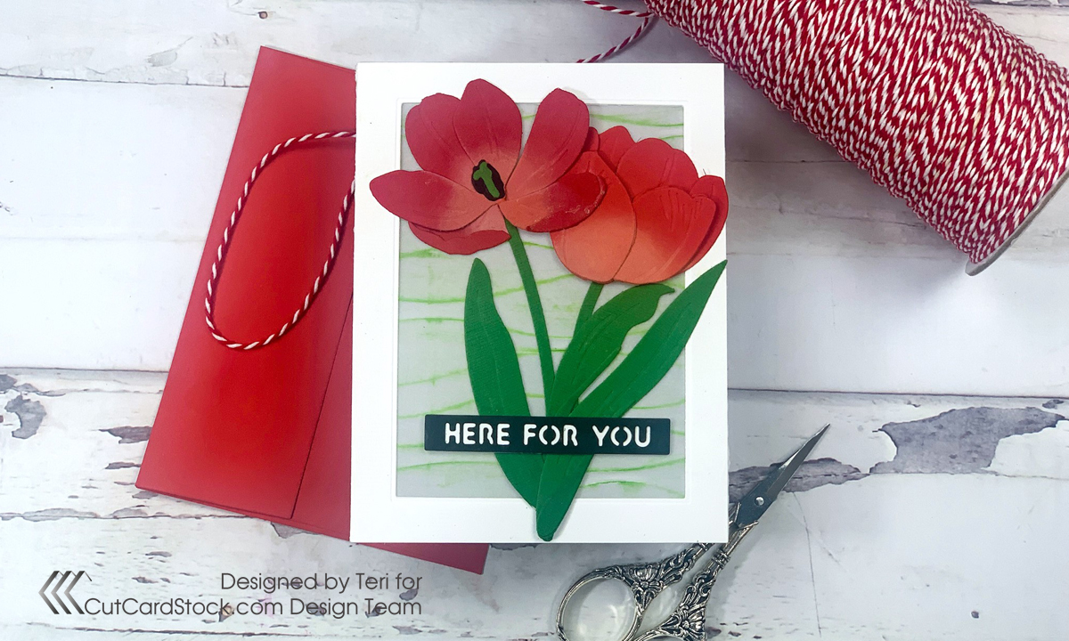 Vellum Window Pop Up Card - CutCardStock Blog