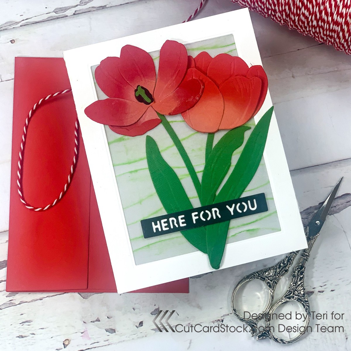 Vellum Window Pop Up Card - CutCardStock Blog
