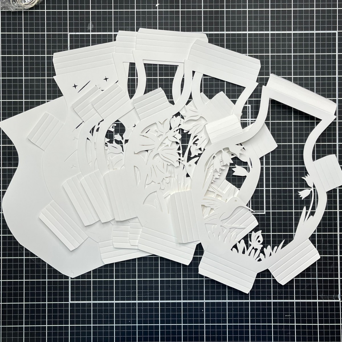 Hummingbirds Light Up Life - CutCardStock Blog