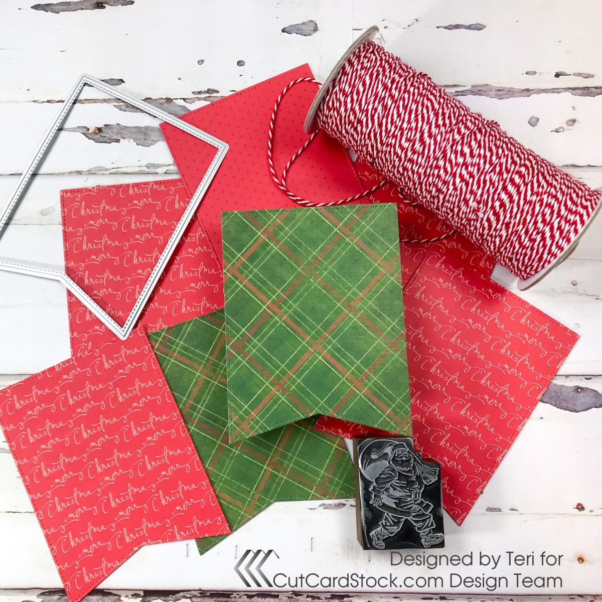 Make a Fun Holiday Santa Banner - CutCardStock Blog