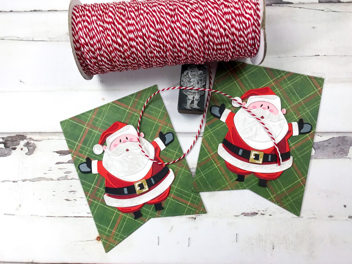 Make a Fun Holiday Santa Banner - CutCardStock Blog