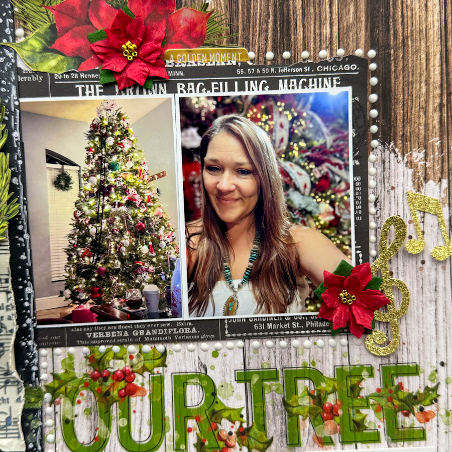 "Our Tree" Scrapbook Layout - CutCardStock Blog
