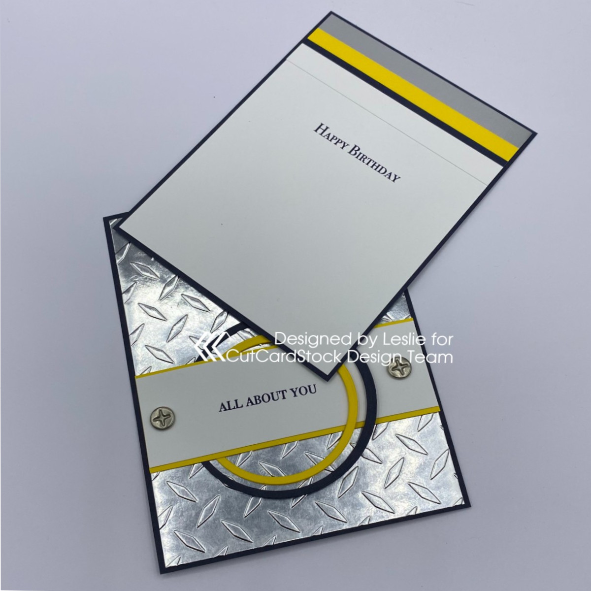 A Simple Masculine Card - CutCardStock Blog