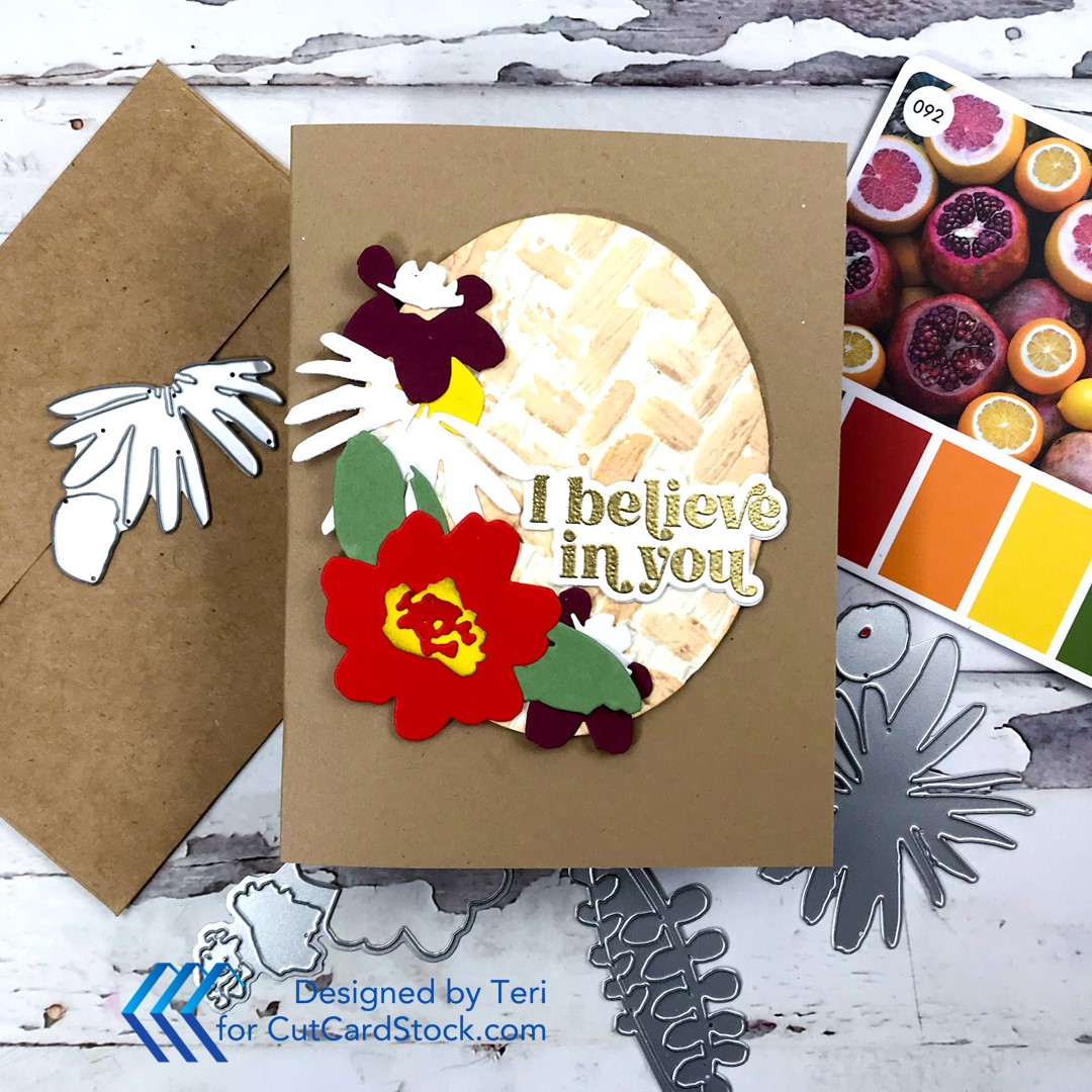 Interactive Pop-Up Floral Card - CutCardStock Blog