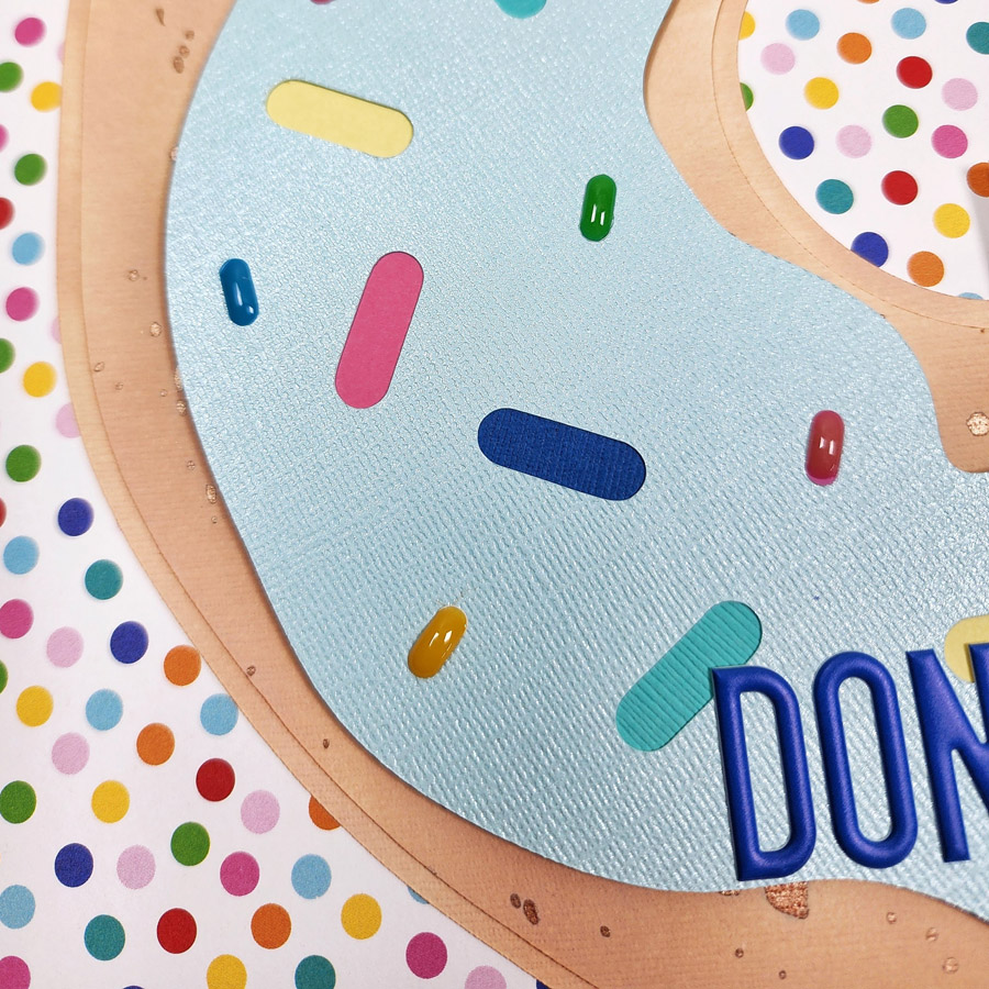 Surprise Donuts & A Sweet Scrapbook Layout - CutCardStock Blog