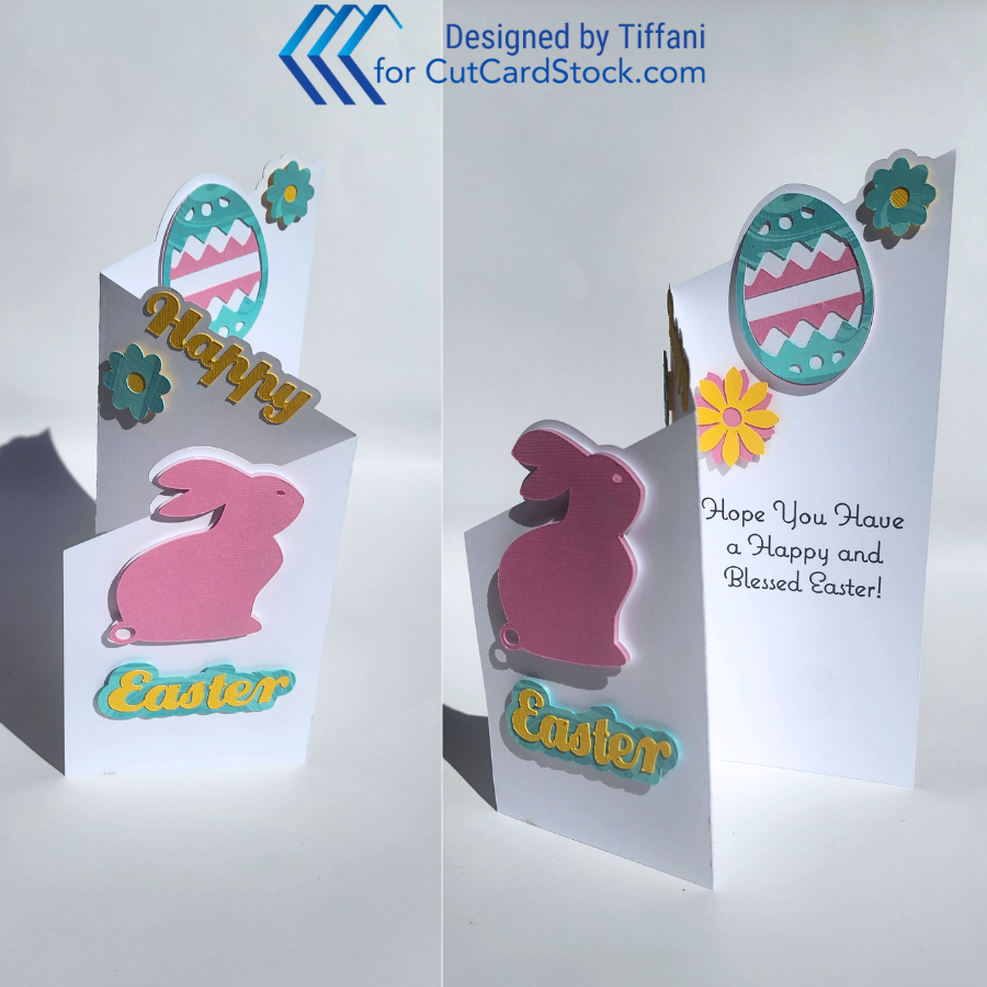Slimline Z-Fold Easter Card - CutCardStock Blog