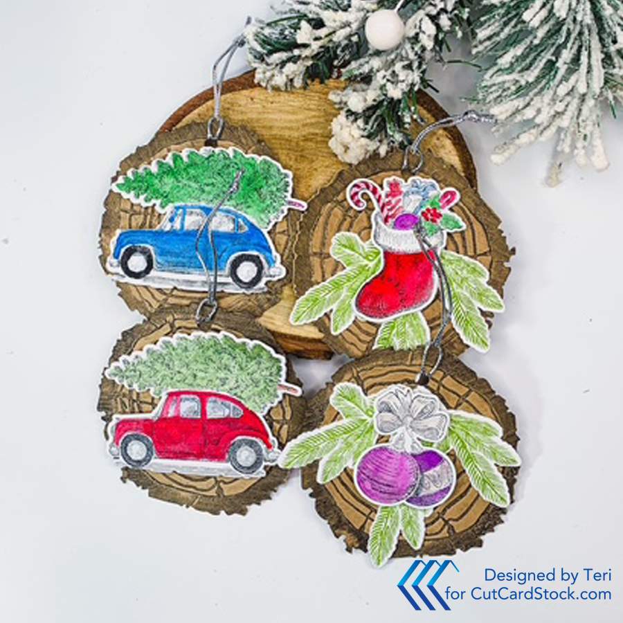 Create Your Own Holiday Ornaments - CutCardStock Blog